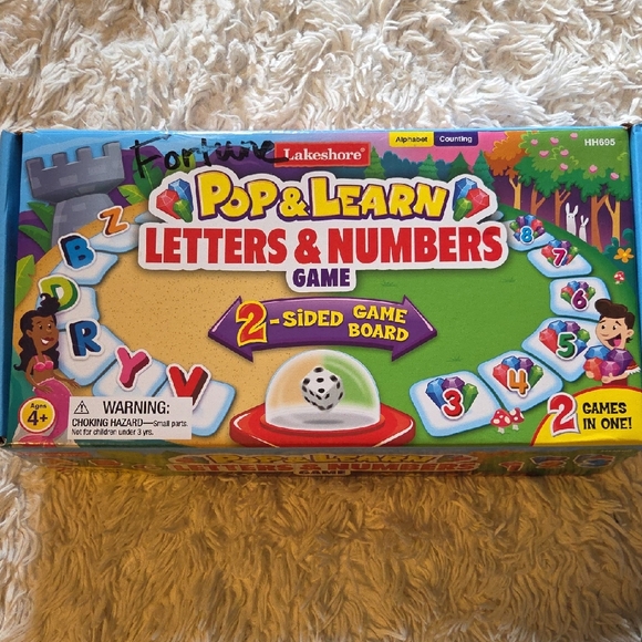 Lakeshore | Toys | Lakeshore Pop Learn Letters Numbers Game | Poshmark
